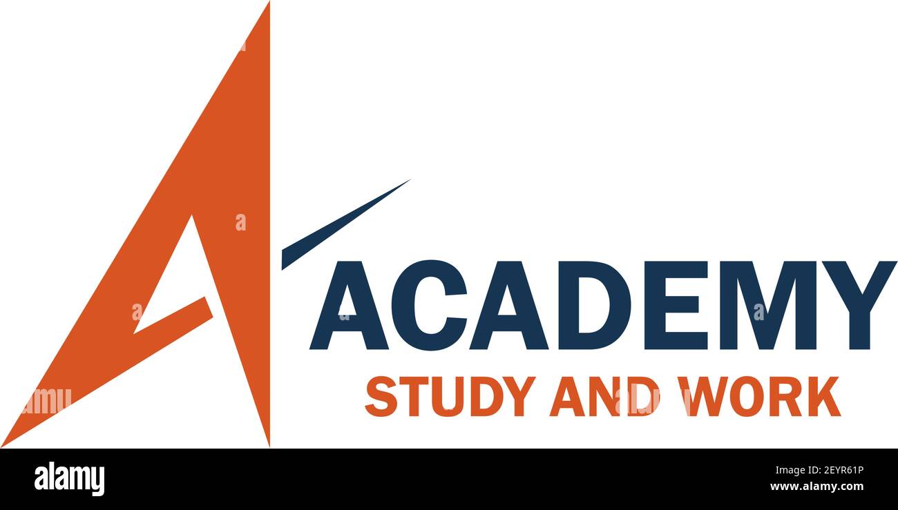Academy study and work vector icon. Concept of school, education ...