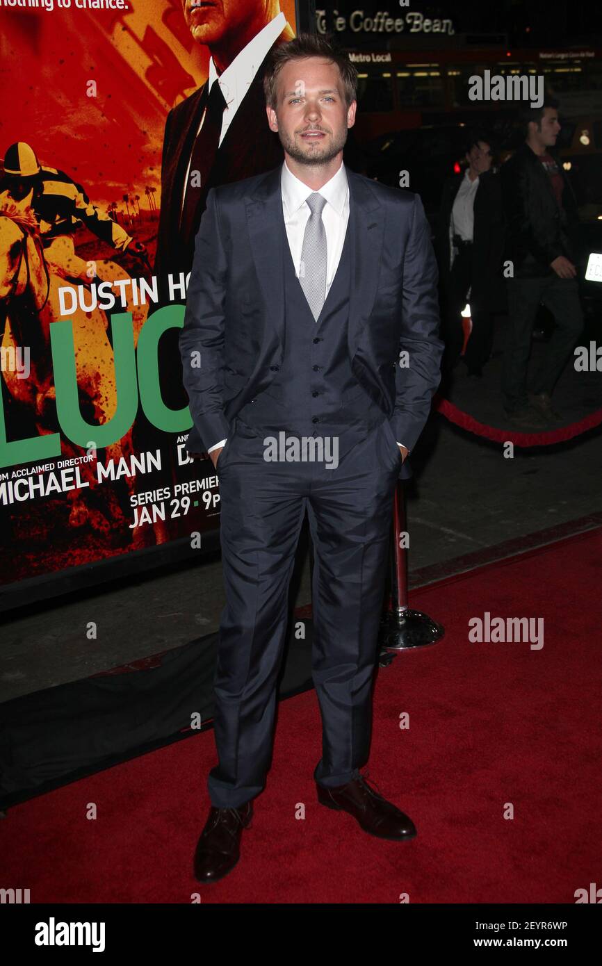 25 January 2011 - Hollywood, CA - Patrick J. Adams arrives to the ...