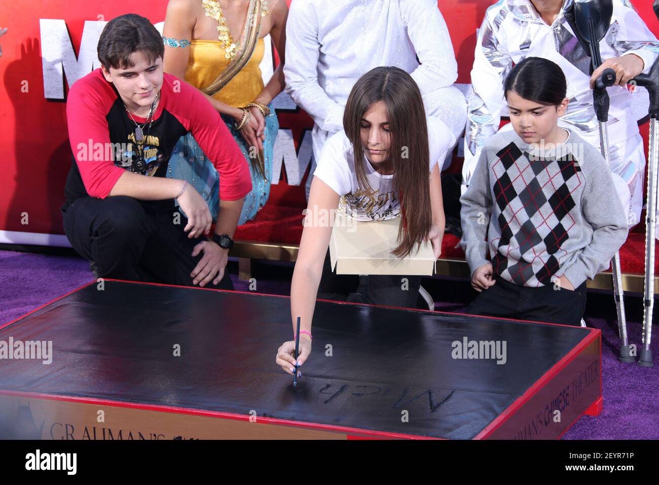 26 January 2011 - Hollywood, CA - Prince Jackson, Blanket Jackson and ...