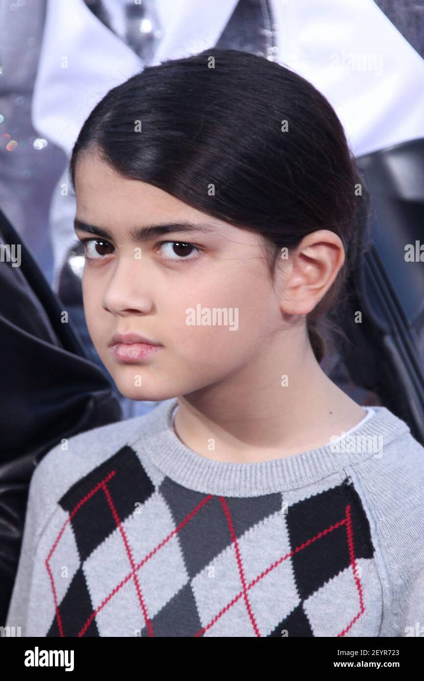 26 January 2011 - Hollywood, CA - Blanket Jackson poses during the ...