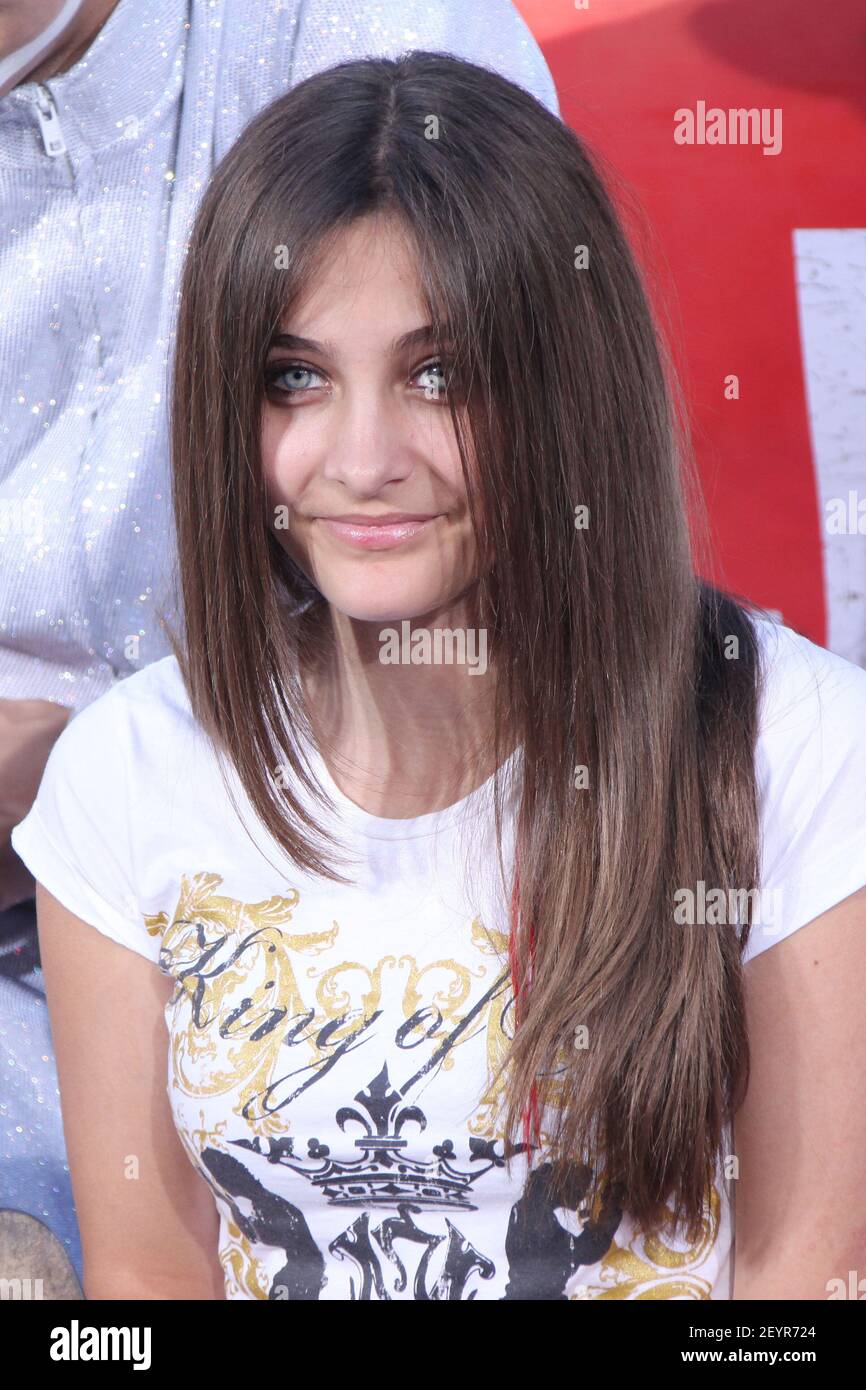 26 January 2011 - Hollywood, CA - Paris Jackson posesduring the Michael ...
