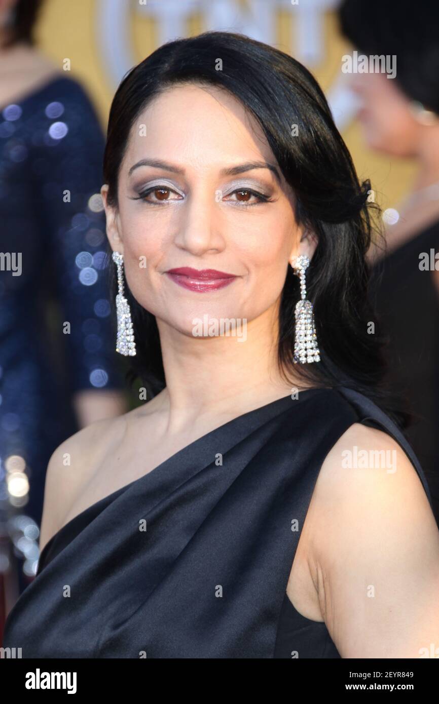 29 January 2011 - Los Angeles, CA - Archie Panjabi arrives to the 18th ...