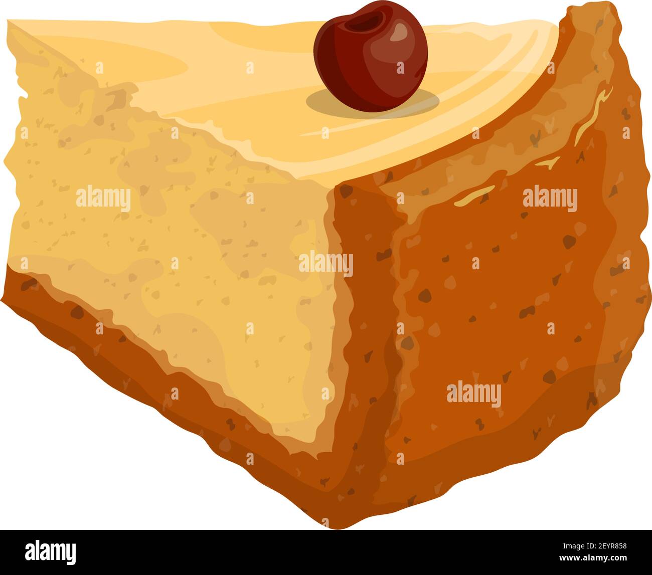 Baked, cherry, tart Stock Vector Images - Alamy