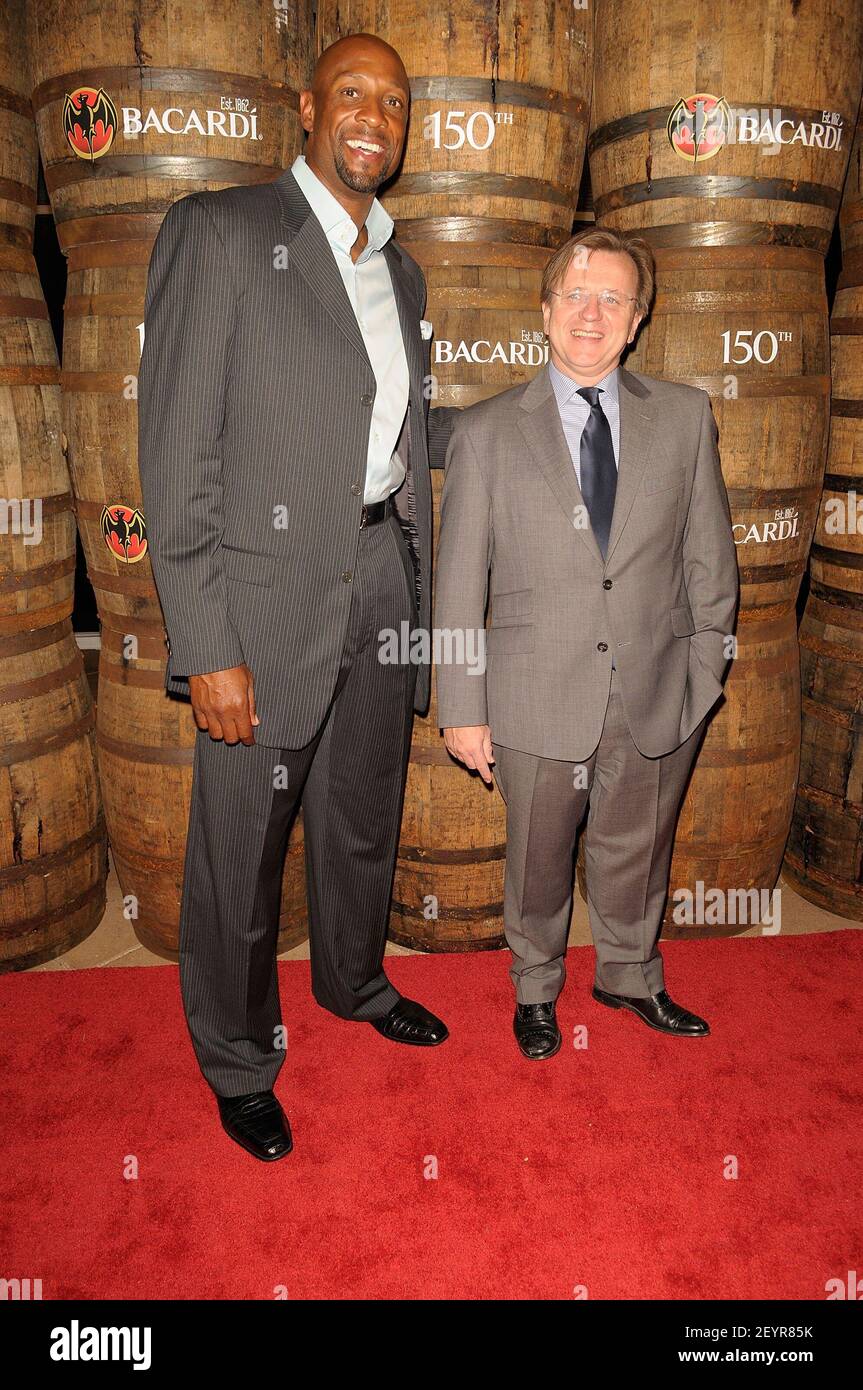 28 January 2012 - Miami, Florida -Alonzo Mourning and President of ...