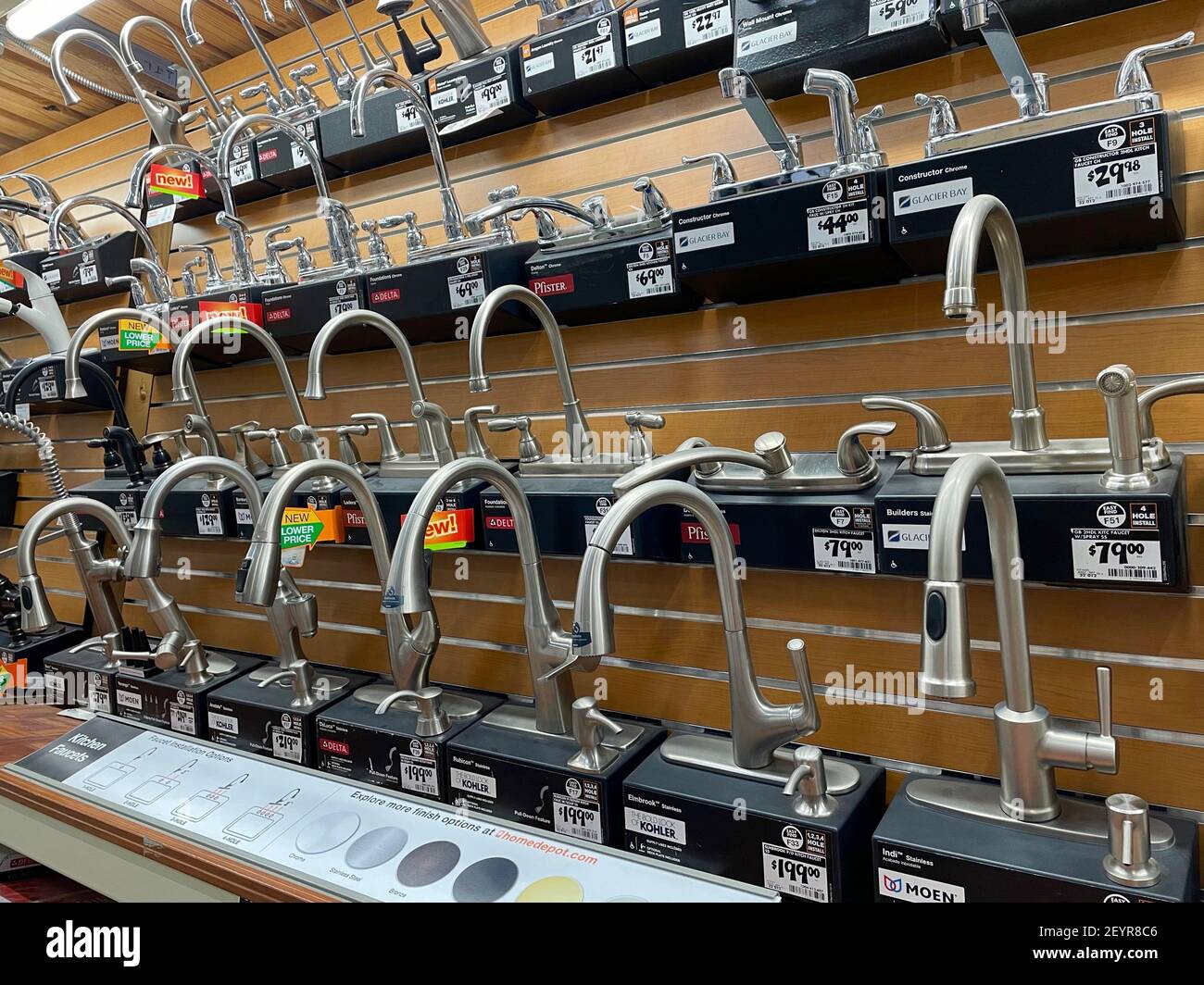 FRESNO, UNITED STATES - Jan 15, 2021: A side view angle photo of ...