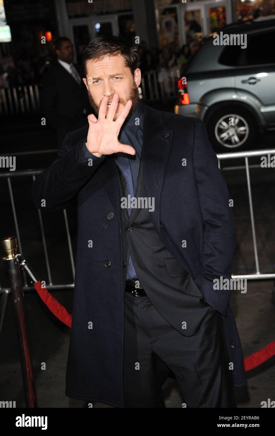 Tom Hardy. 8 February 2012, Hollywood, California. This Means War ...
