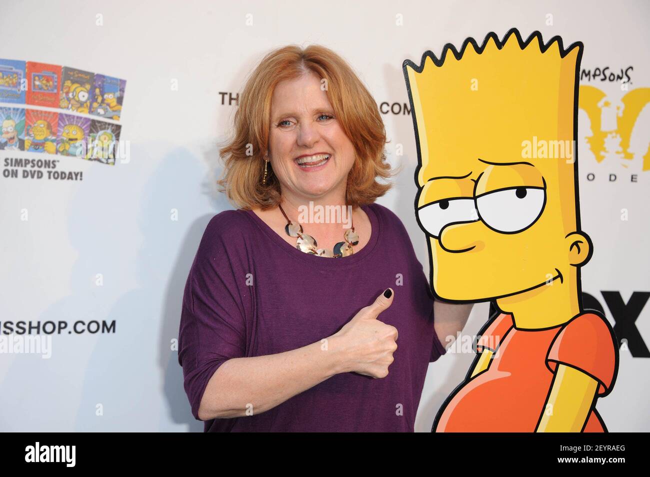 Nancy Cartwright with Bart Simpson. 8 February 2012, Hollywood ...