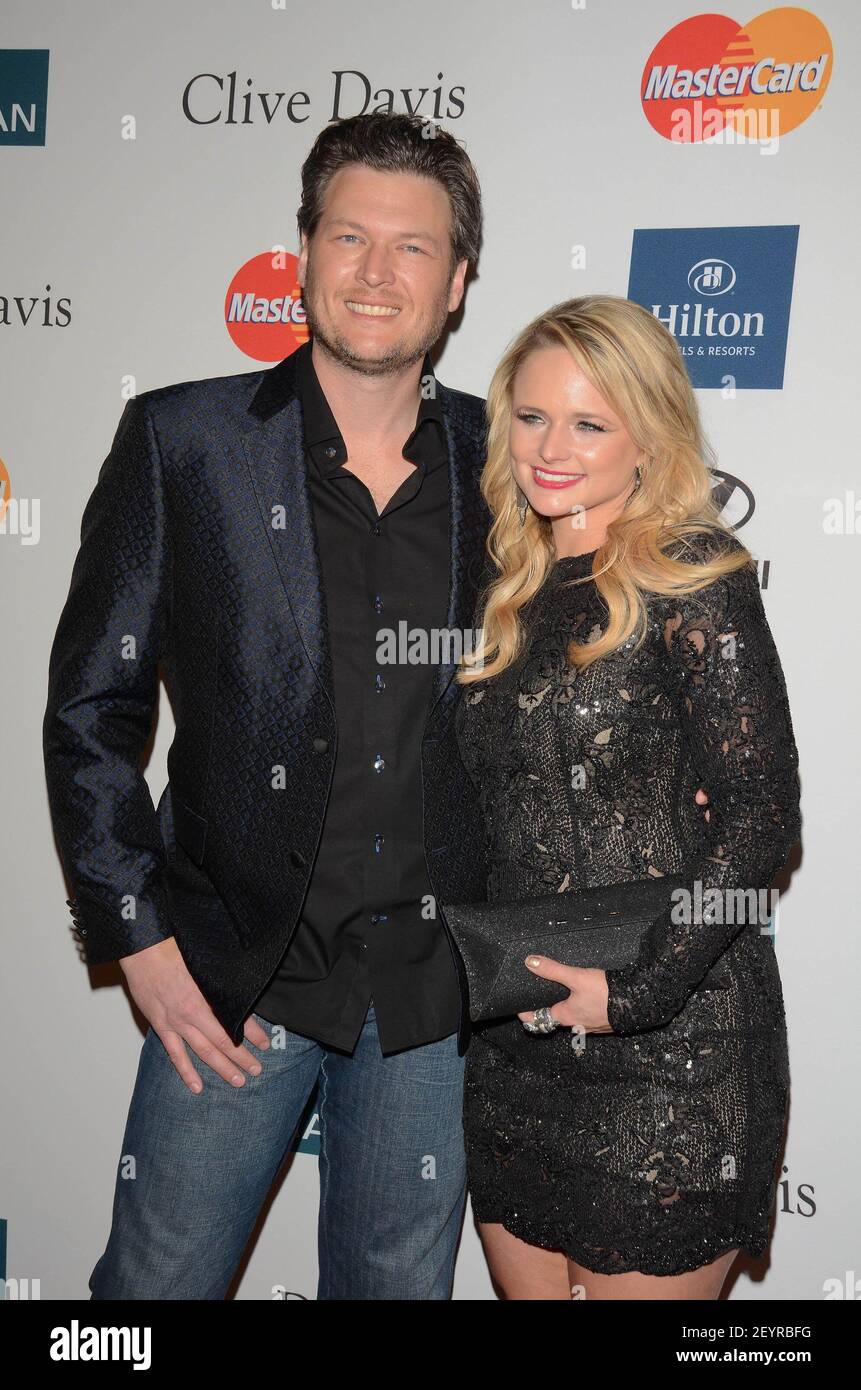 Miranda Lambert and Blake Shelton. 11 February 2012, Beverly Hills ...
