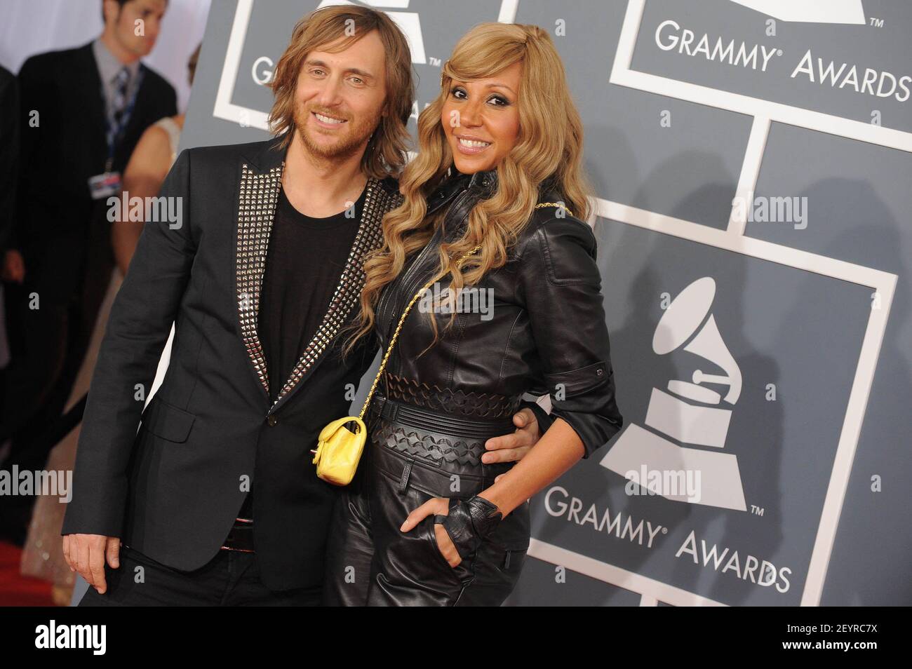 David Guetta and his wife Cathy. 12 February 2012, Los Angeles ...