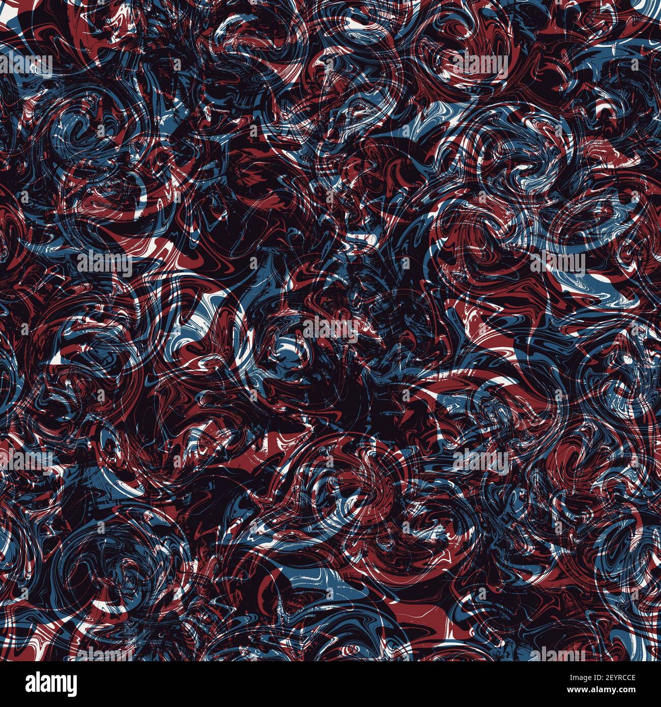 Seamless abstract pattern in red blue black white Stock Photo - Alamy