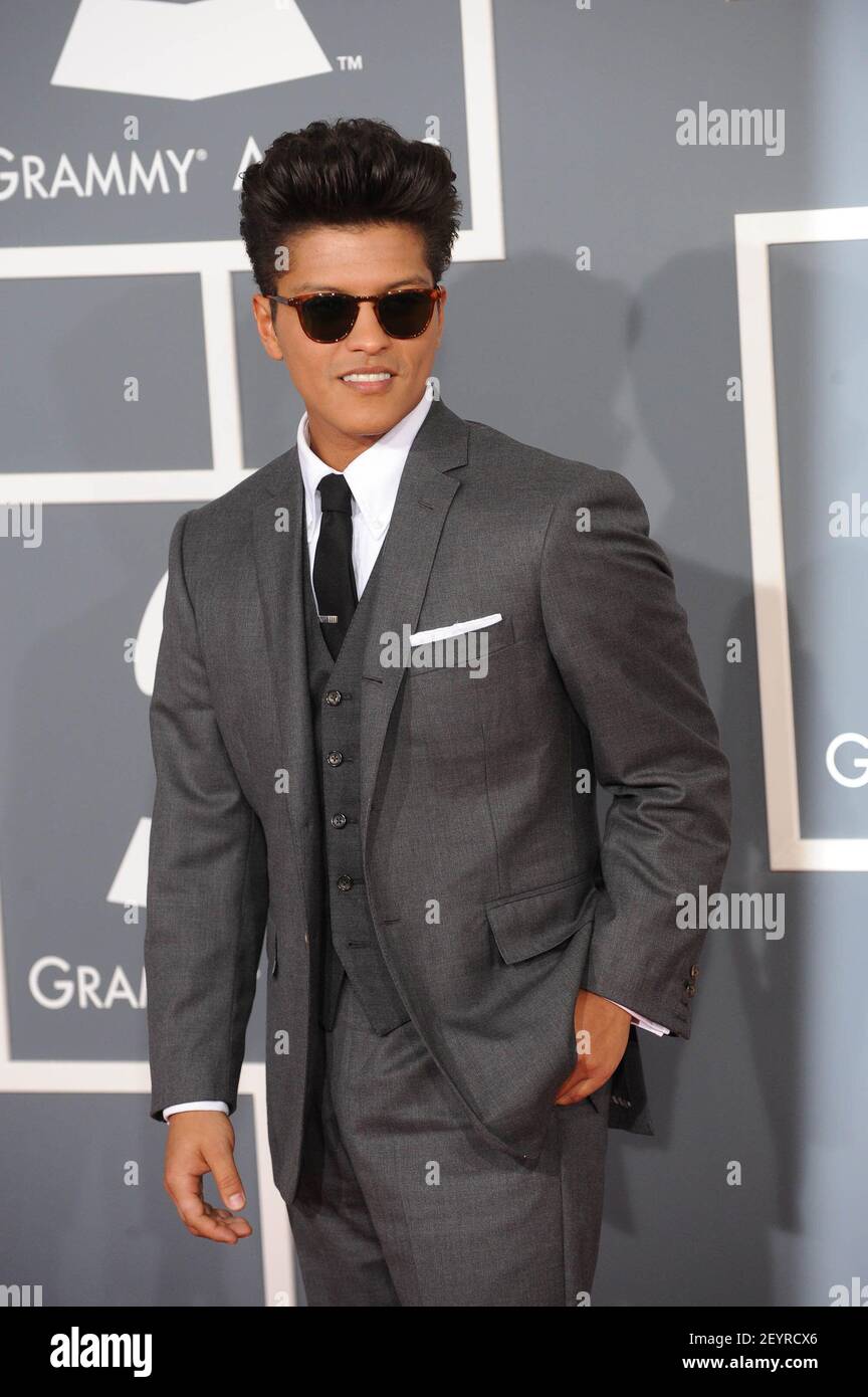 Bruno Mars 12 February 2012 Los Angeles California The 54th Annual