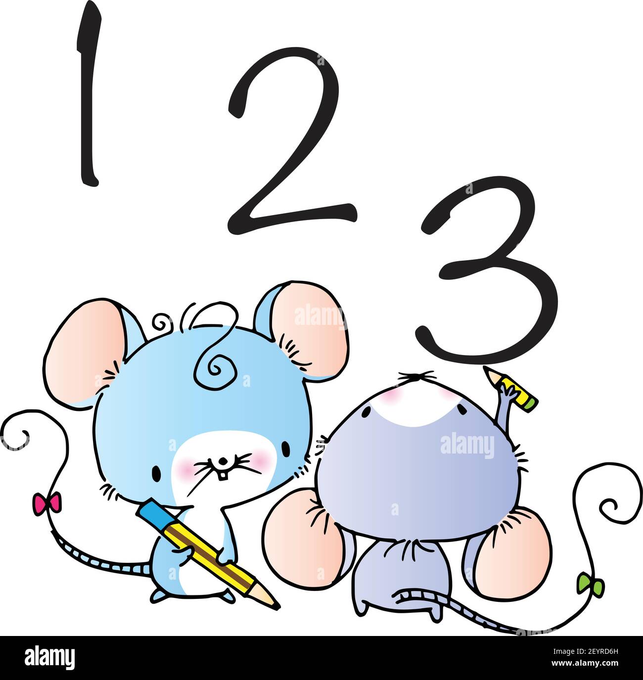 123 numbers Stock Vector Images - Alamy