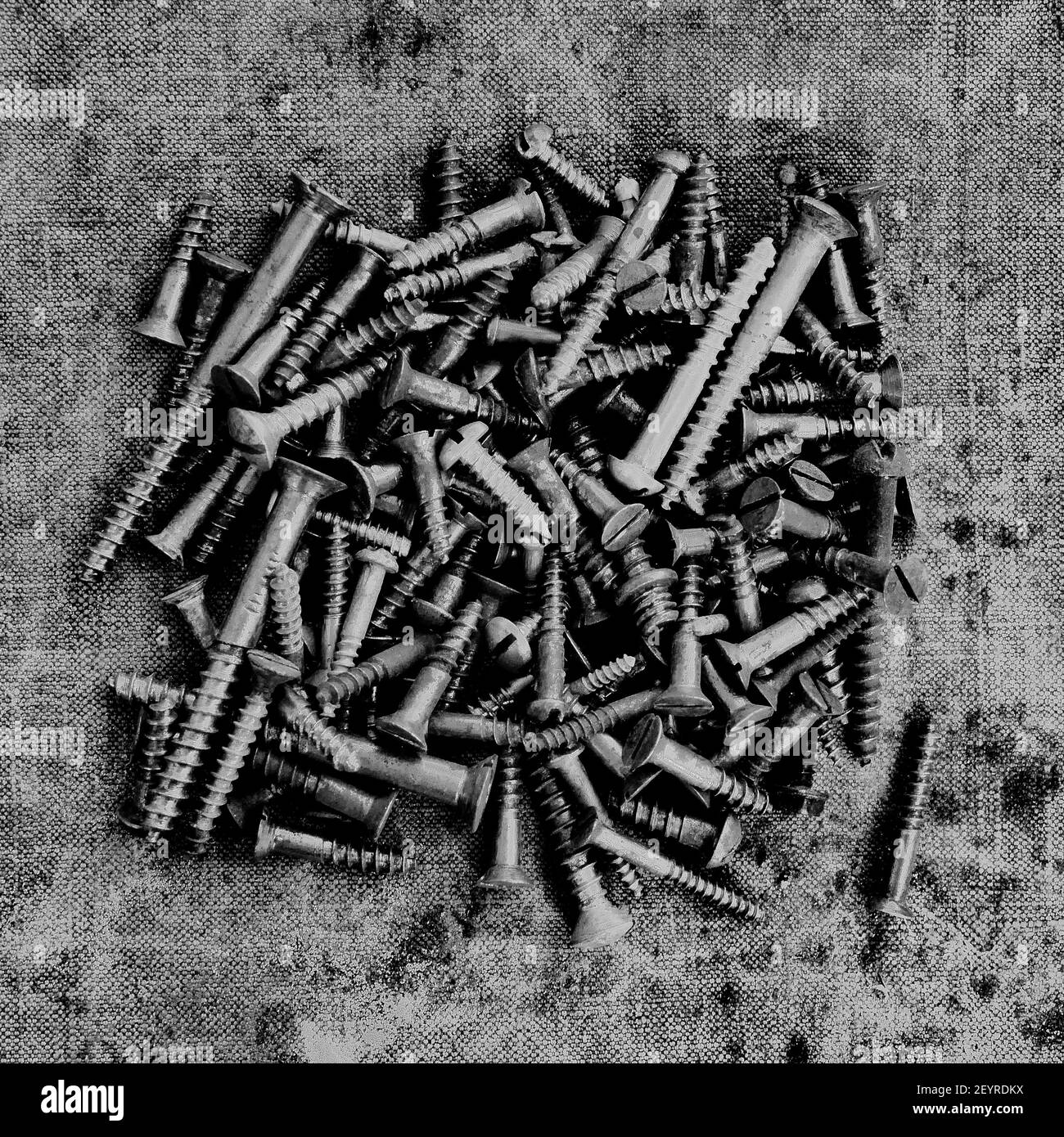 Old rusted screw, France Stock Photo - Alamy