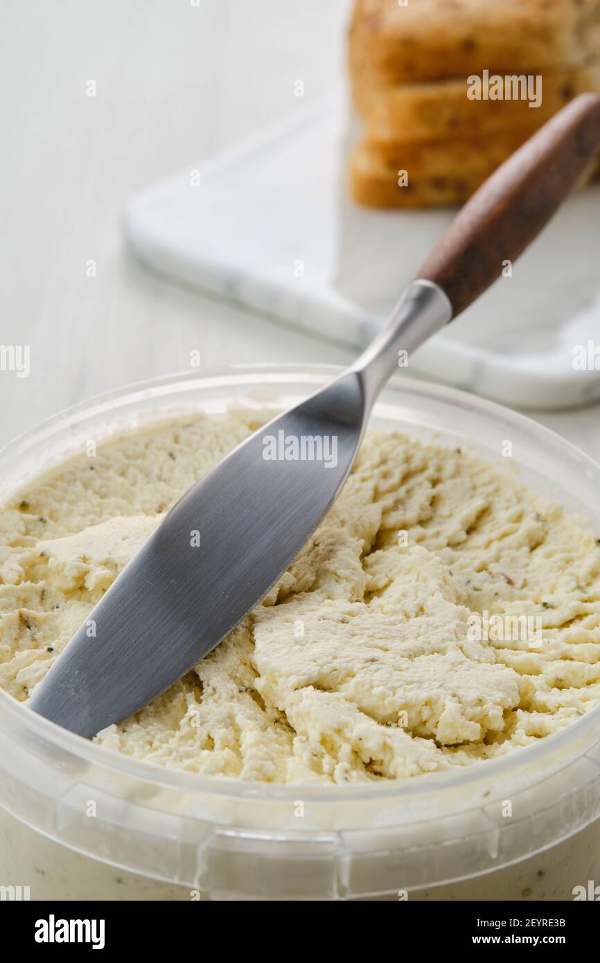 Country style cottage cheese in a pot Stock Photo - Alamy
