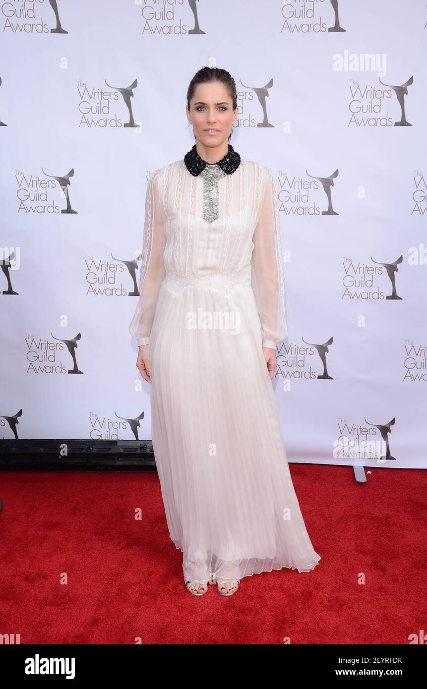 Amanda Peet. 19 February 2012, Hollywood, California. 2012 Writers Guild West Coast Awards ...