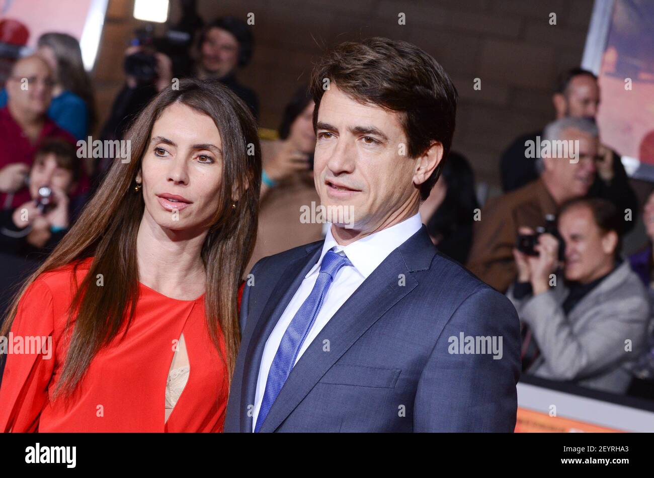 Dermot Mulroney and Tharita Catulle. 22 February 2012, Los Angeles ...