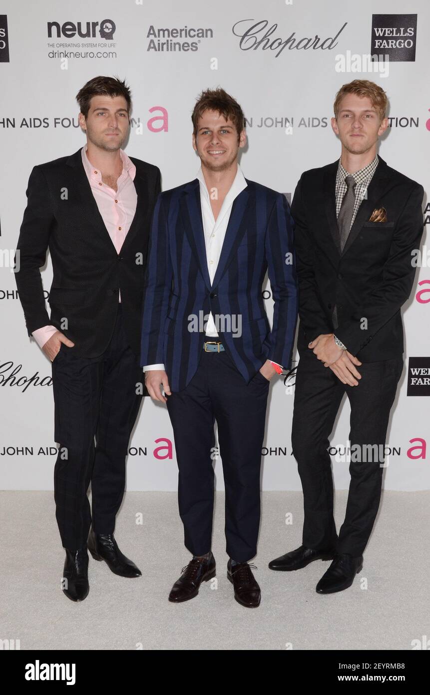 Mark Pontius; Mark Foster; Cubbie Fink - 26 February 2012, Los Angeles ...