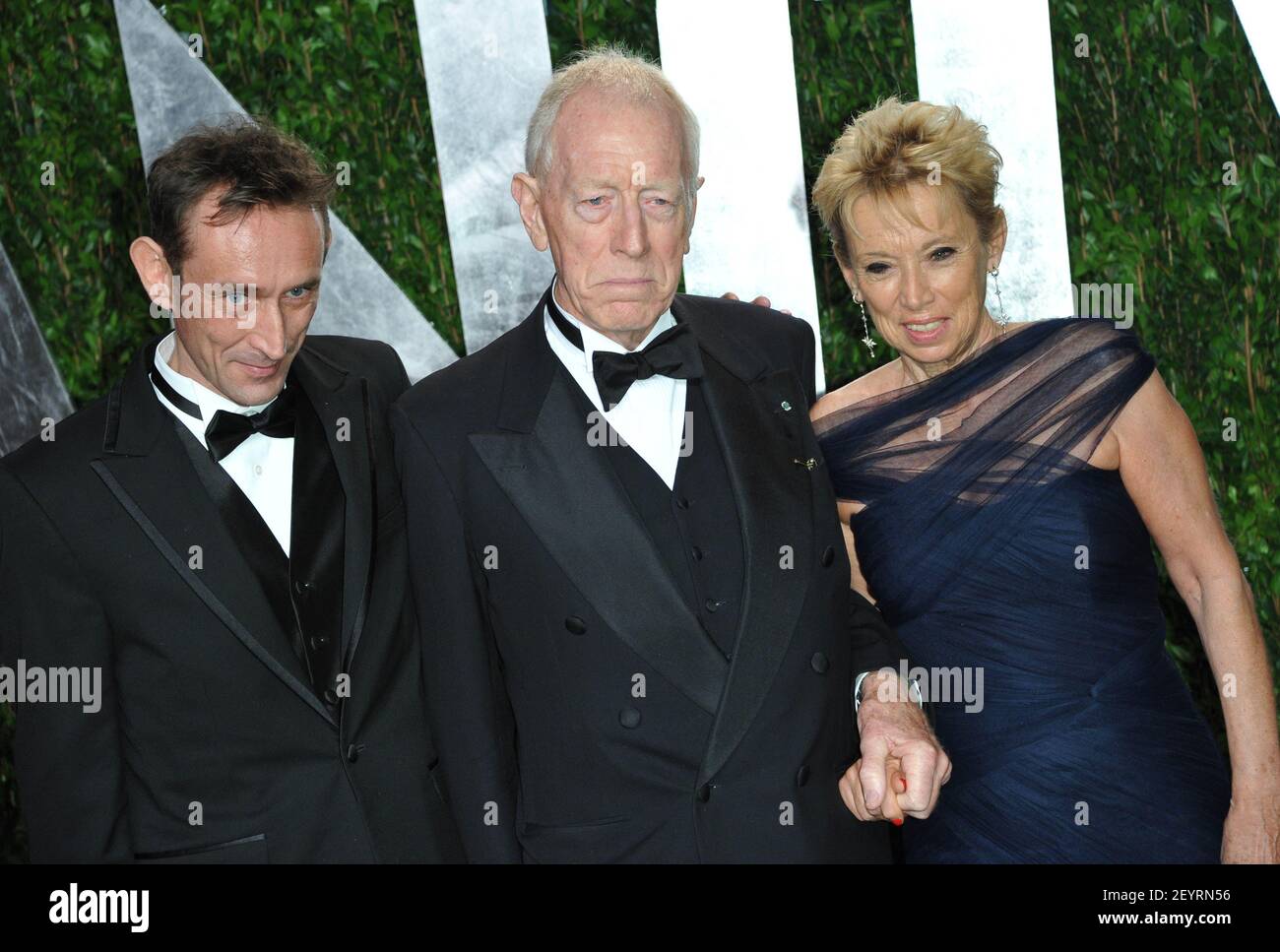 Cedric von Sydow, Max von Sydow, Catherine Brelet - 26 February 2012 ...