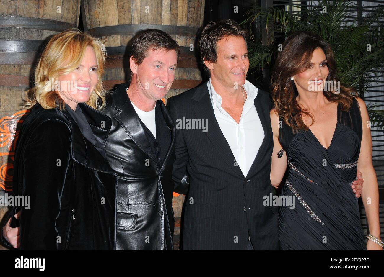 Wayne Gretzky, Janet Jones, Rande Gerber, and Cindy Crawford. 1 March ...
