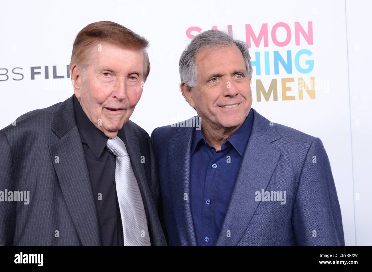 Sumner Redstone and Leslie Moonves. 5 March 2012, Los Angeles ...