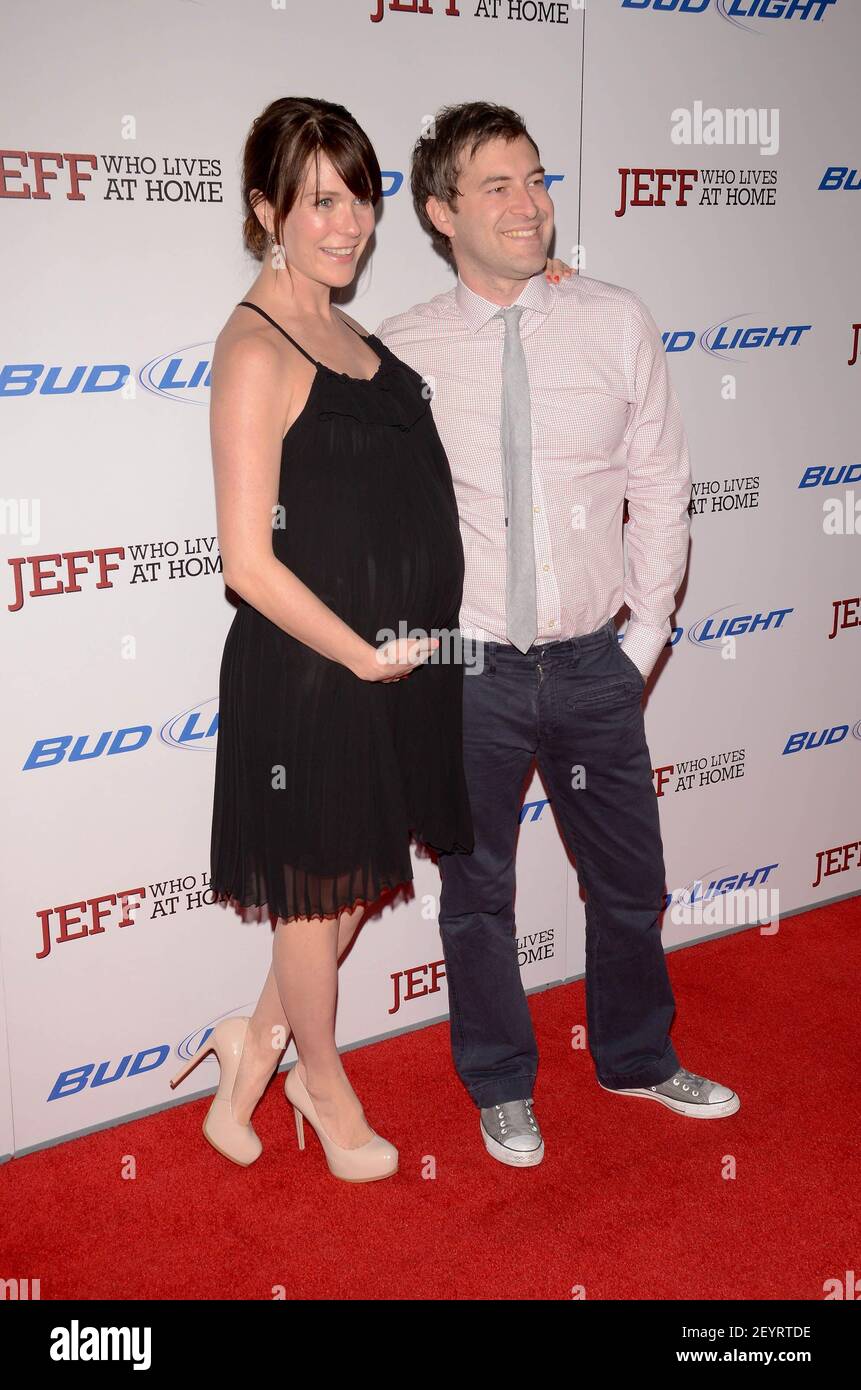 Katie Aselton and Mark Duplass. 7 March 2012, Los Angeles, California ...