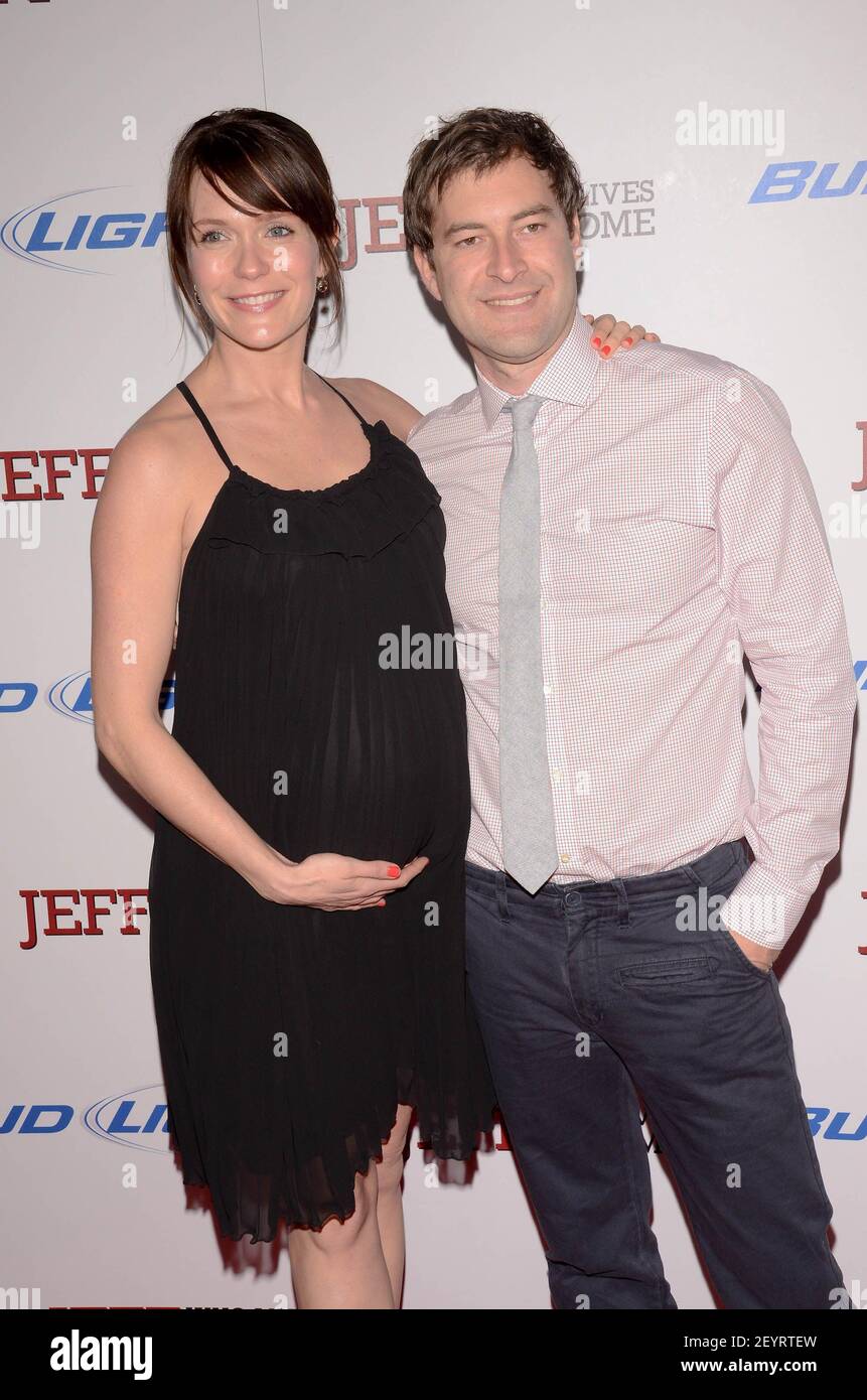 Katie Aselton and Mark Duplass. 7 March 2012, Los Angeles, California ...