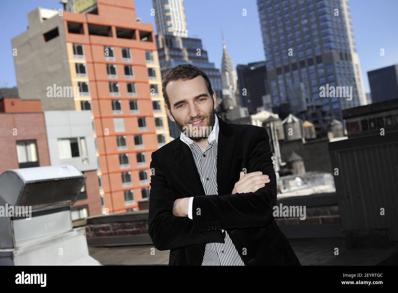 08 March 2012 - New York - Alexandre Mars, CEO of Phonevalley, poses ...
