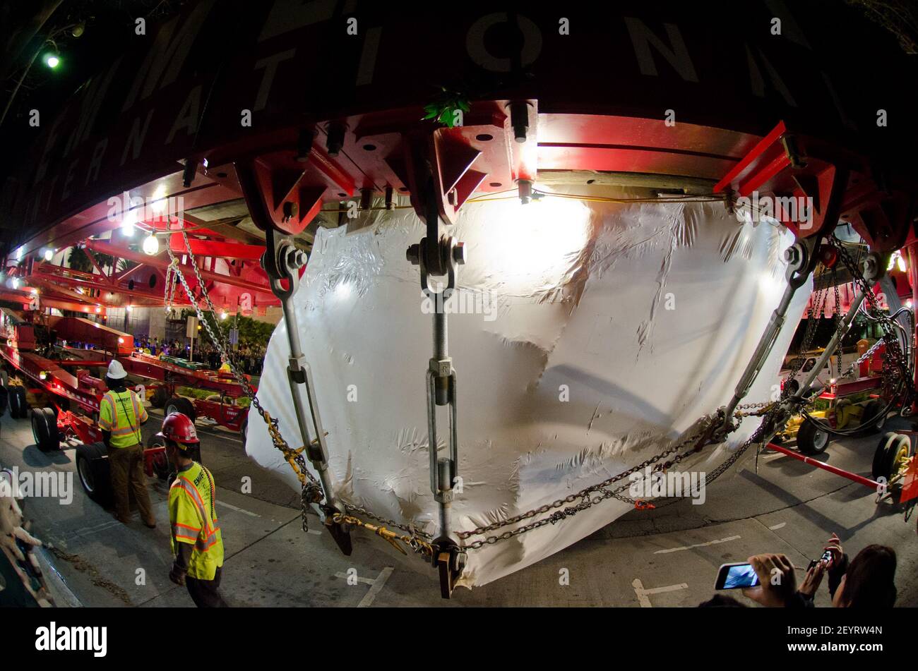 10 March 2012, Los Angeles, California. 340 tons boulder chosen by ...