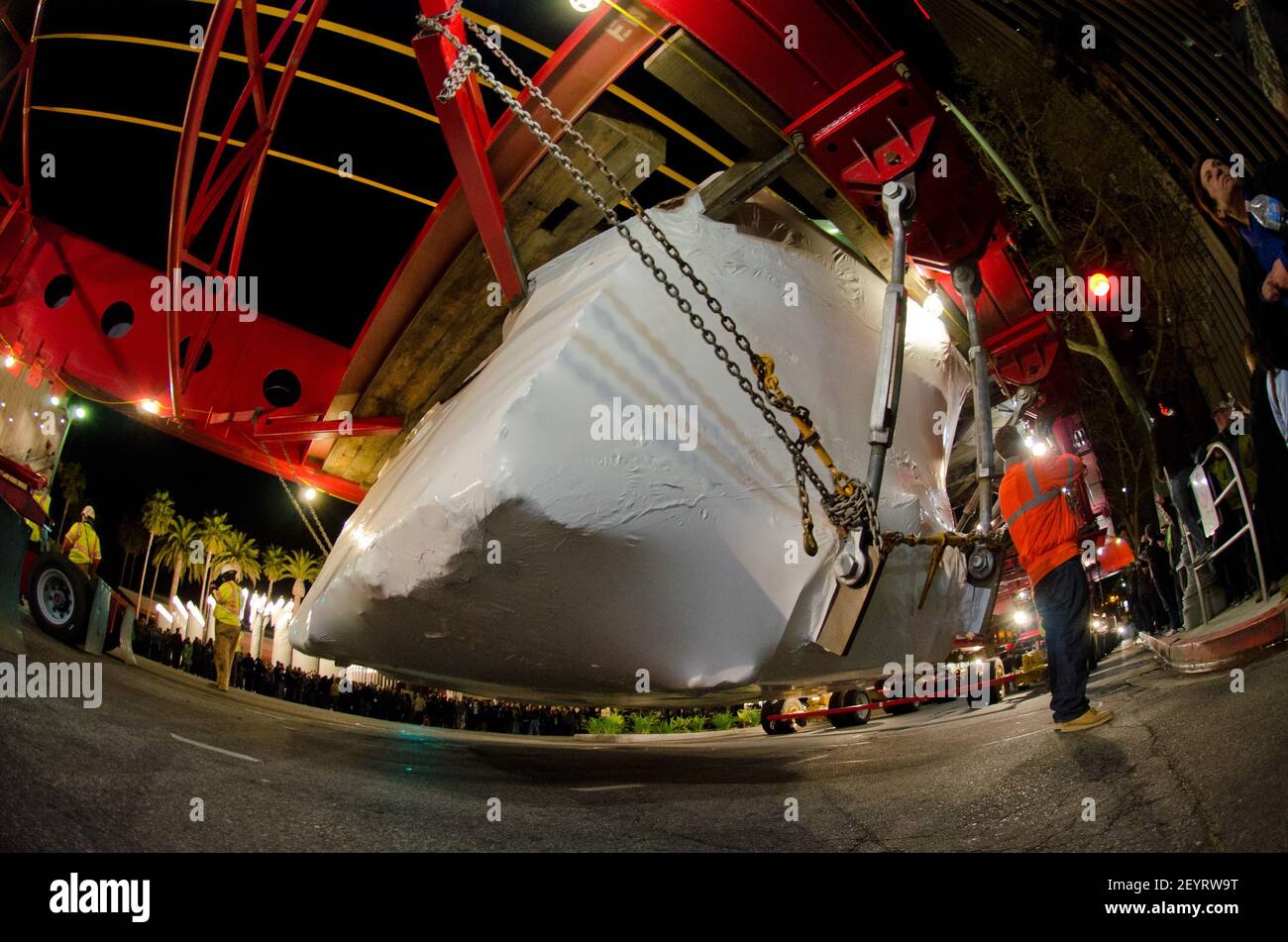 10 March 2012, Los Angeles, California. 340 tons boulder chosen by ...