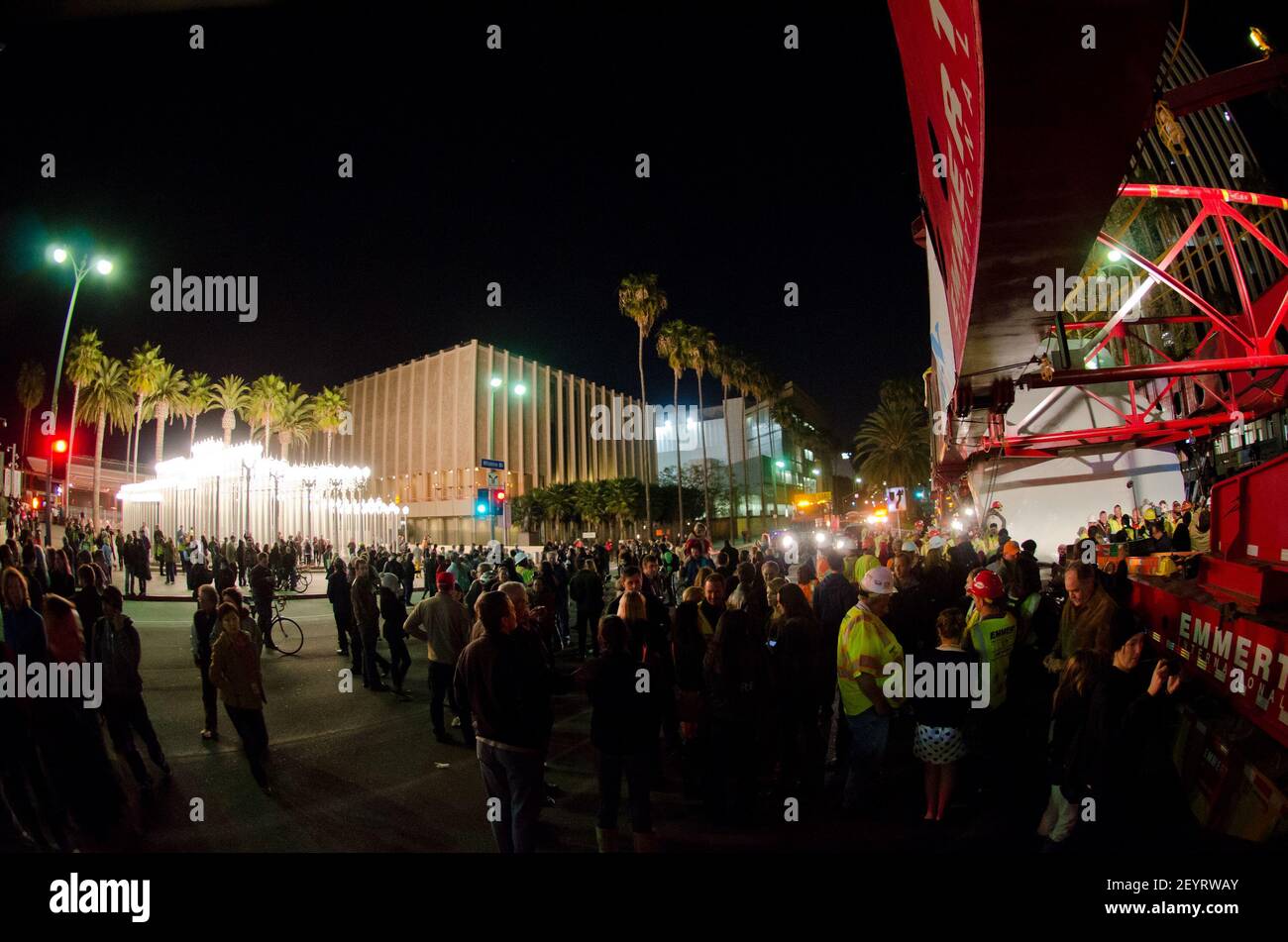10 March 2012, Los Angeles, California. 340 tons boulder chosen by ...