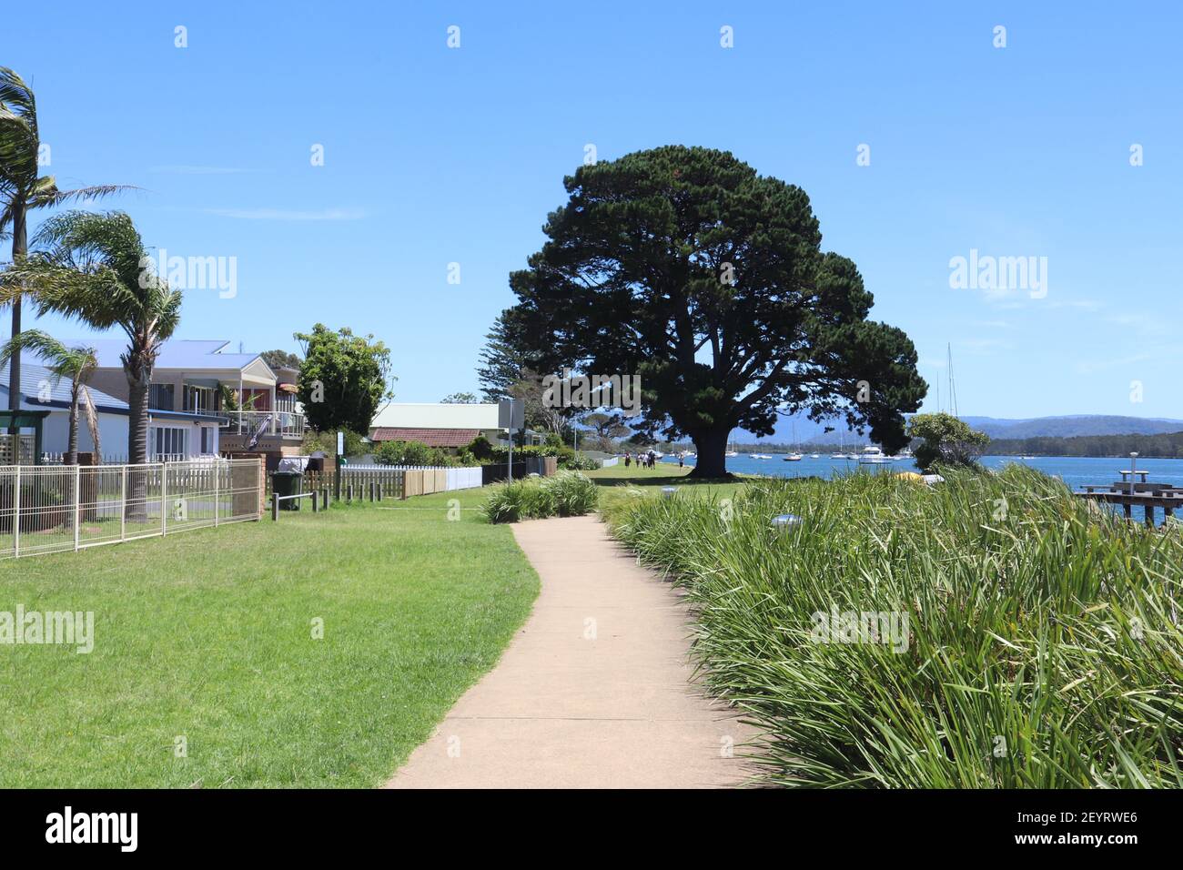 A shot of the south coast of Green Well Point in Australia with ...