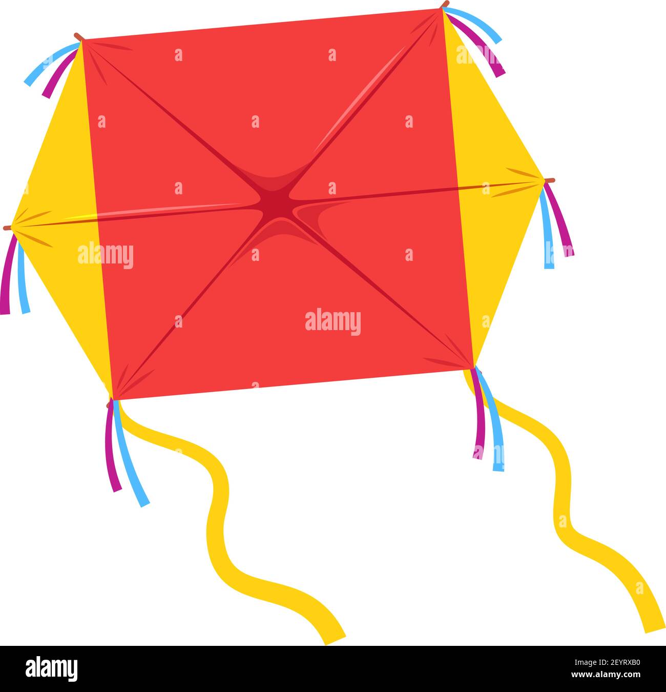 Kites in shape of bird, fish or insects, entertainment and active ...