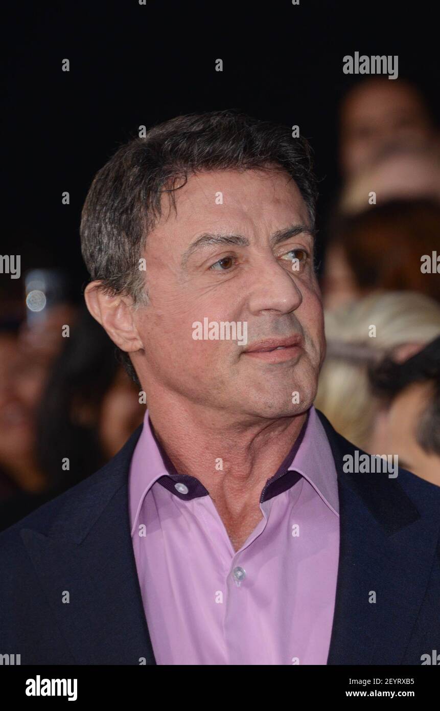 Sylvester Stallone. 12 March 2012, Los Angeles, California. 'The Hunger Games' World Premiere ...