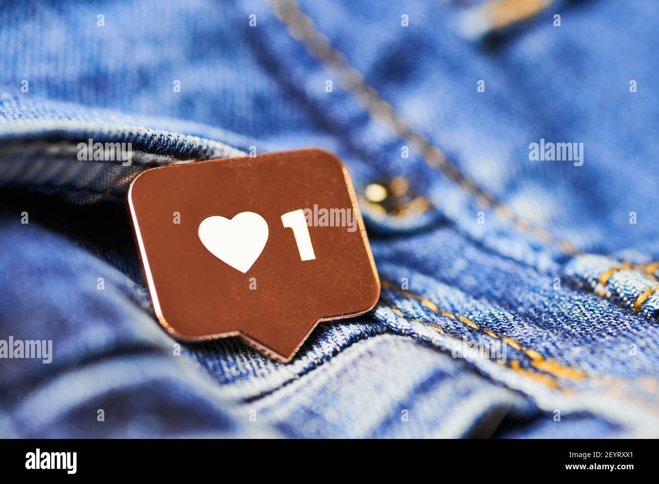Like heart symbol. Like sign button, symbol with heart and one digit ...