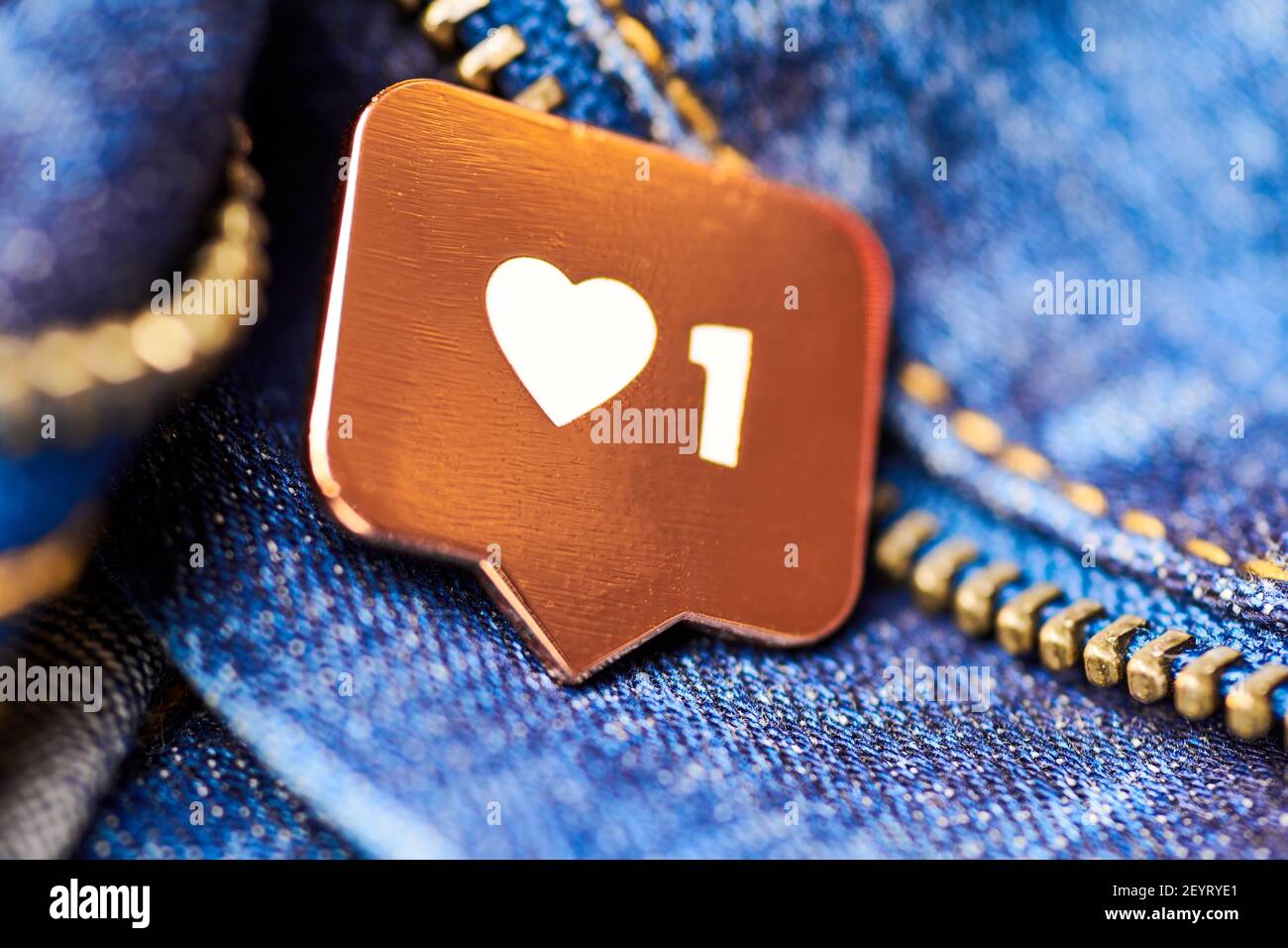 Like heart symbol. Like sign button, symbol with heart and one digit ...