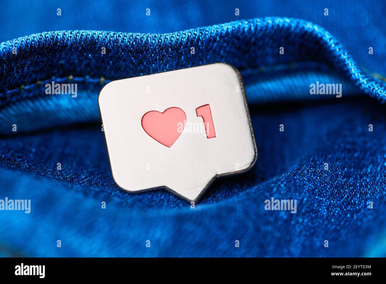 Like heart symbol. Like sign button, symbol with heart and one digit ...