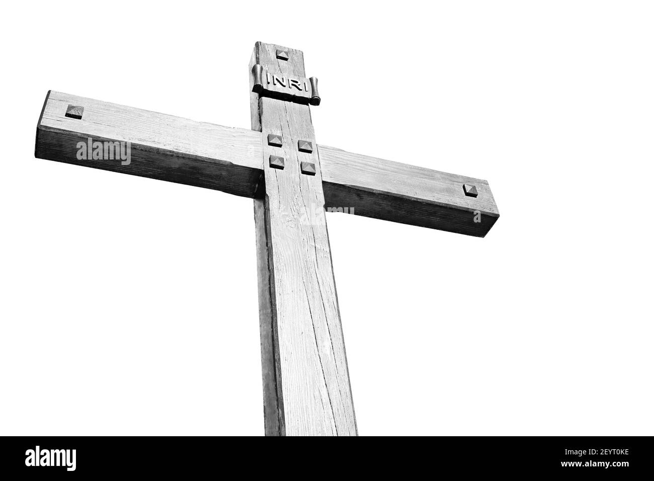 Catholic abstract sacred cross in italy europe and the sky background ...