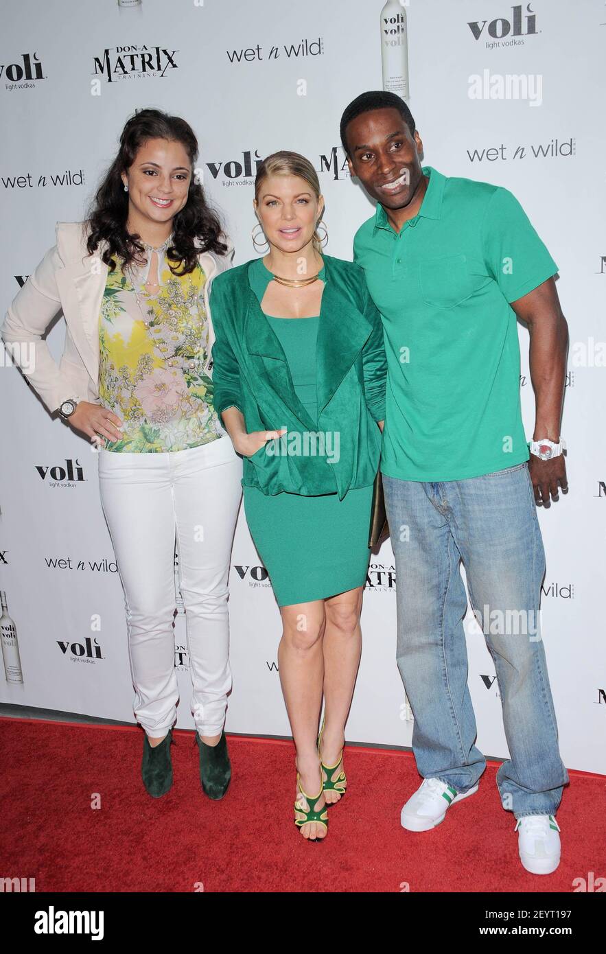 Fergie and Don A Matrix with guest. 17 March 2012, Beverly Hills ...