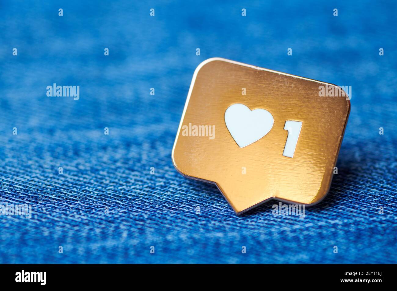 Like heart symbol. Like sign button, symbol with heart and one digit ...