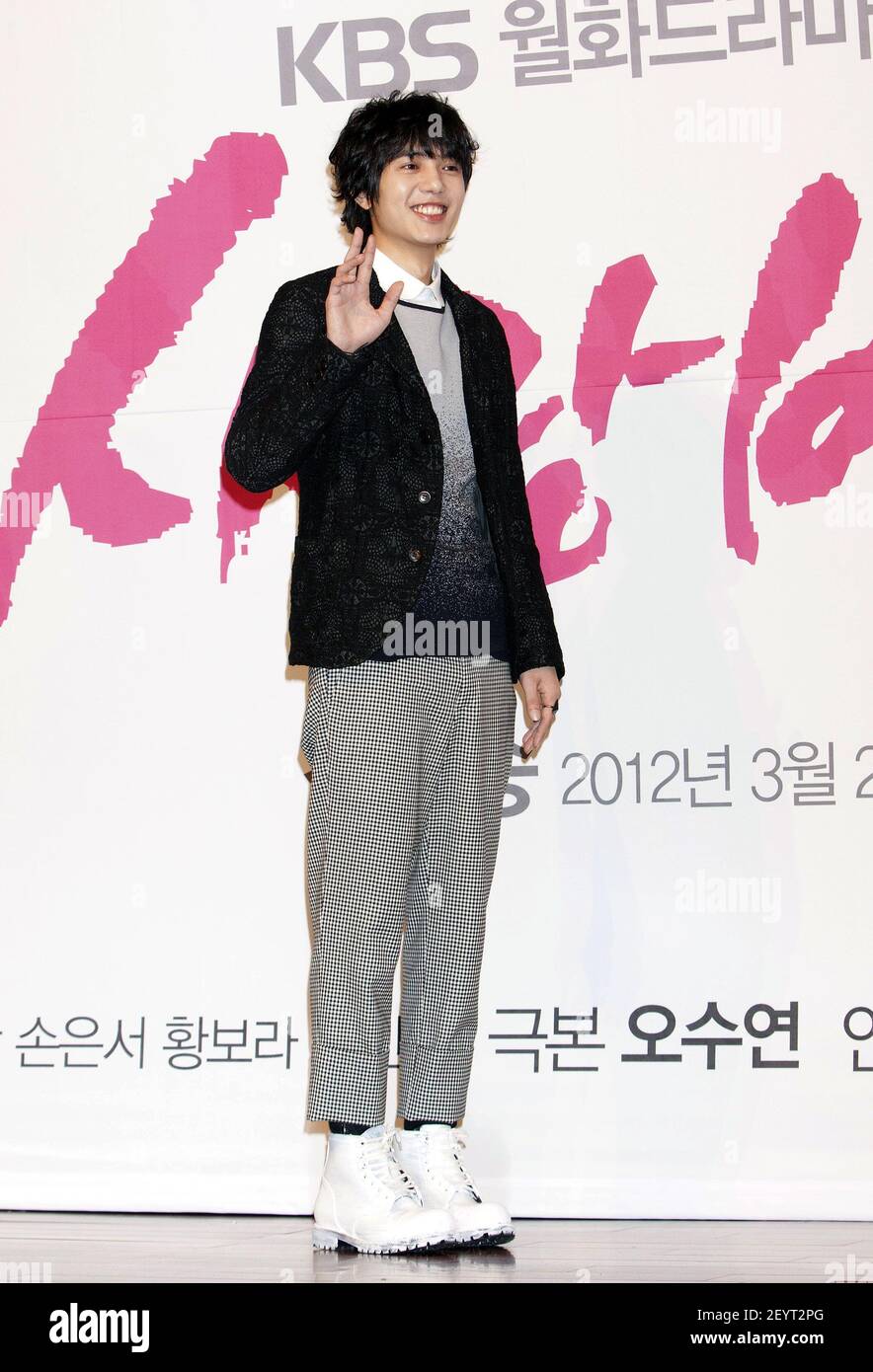 22 March 2012 - Seoul, South Korea - South Korean actor Kim Si-Hoo ...