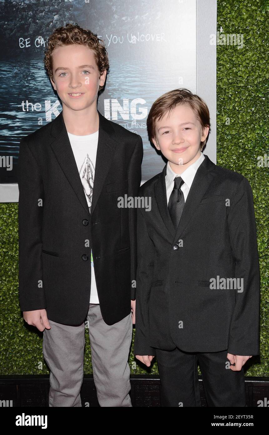 Seth Isaac Johnson and Evan Bird. 26 March 2012, Hollywood, California ...