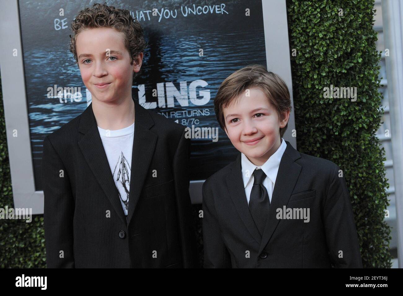 Seth Isaac Johnson and Evan Bird. 26 March 2012, Hollywood, California ...