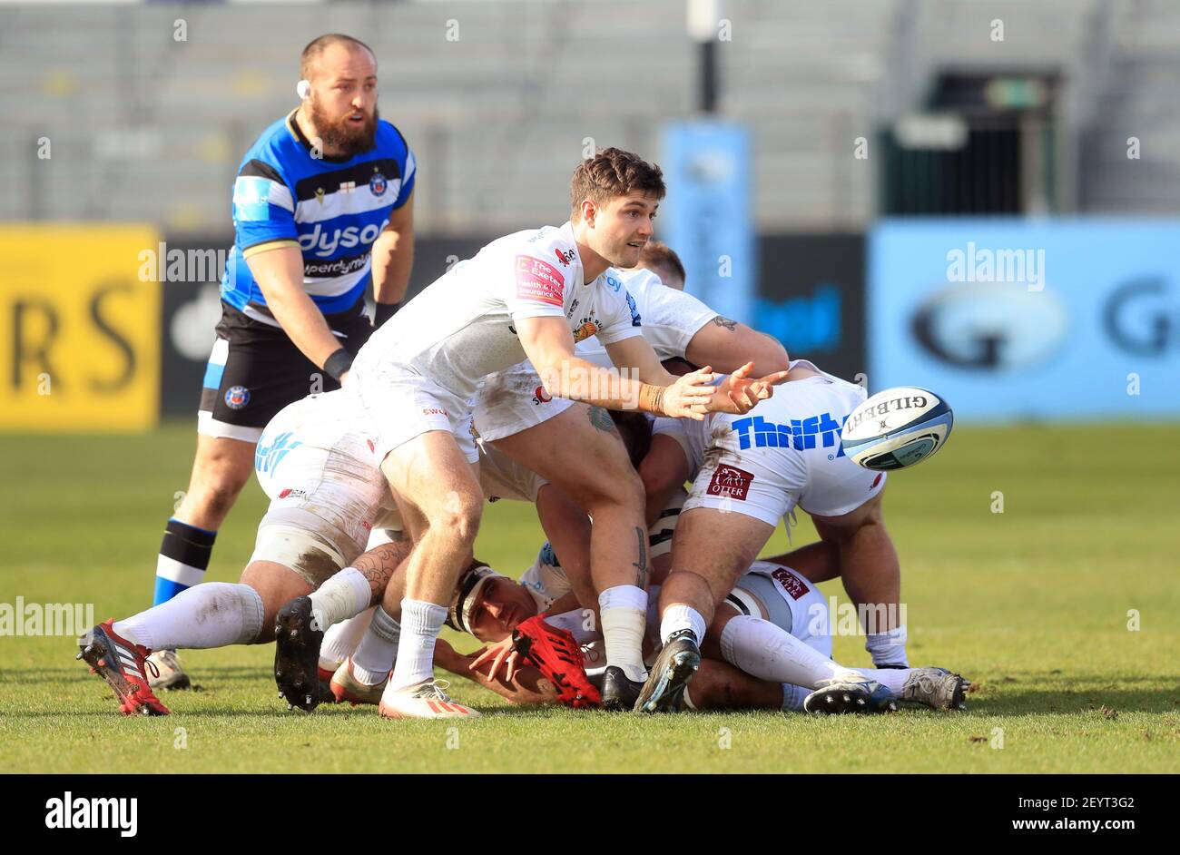 Exeter Chiefs' Jack Maunder during the Gallagher Premiership match at ...