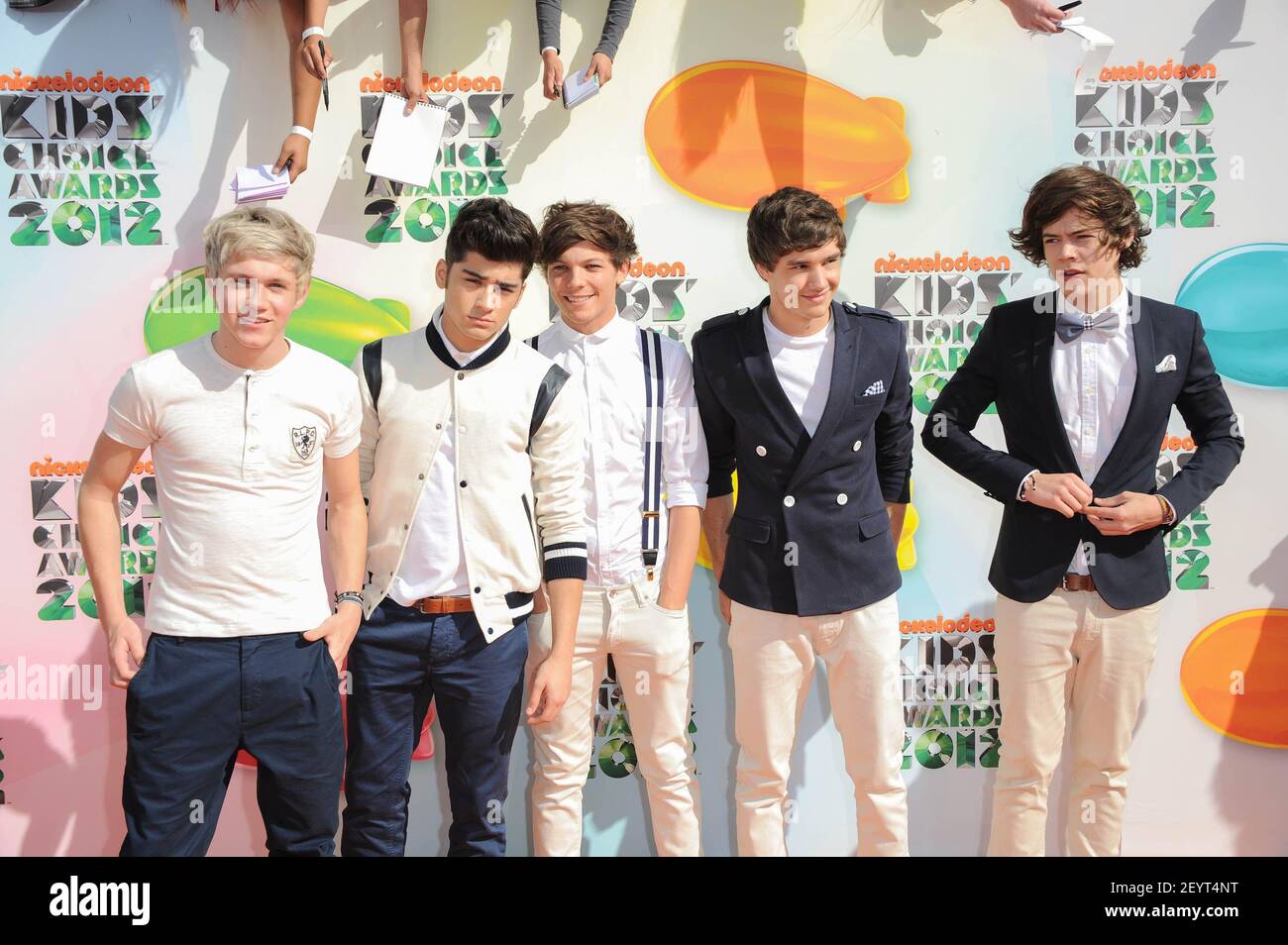 Musical group One Direction. 31 March 2012, Los Angeles, California ...
