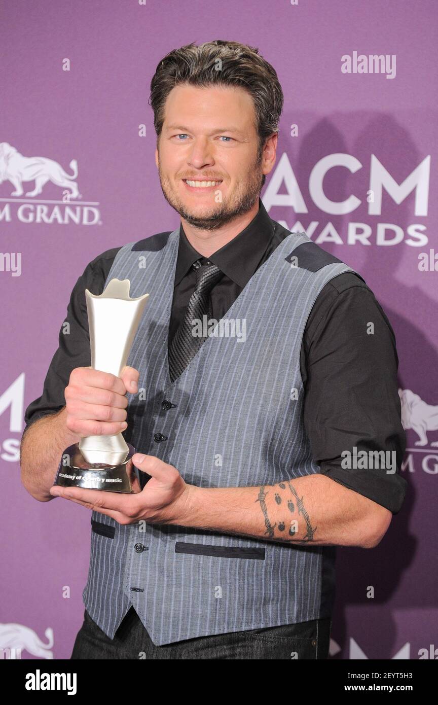 Blake Shelton. 1 April 2012, Las Vegas, Nevada. 47th Annual Academy Of ...