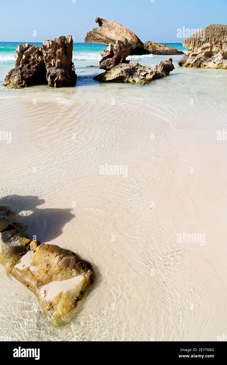 In oman coastline gulf Stock Photo - Alamy