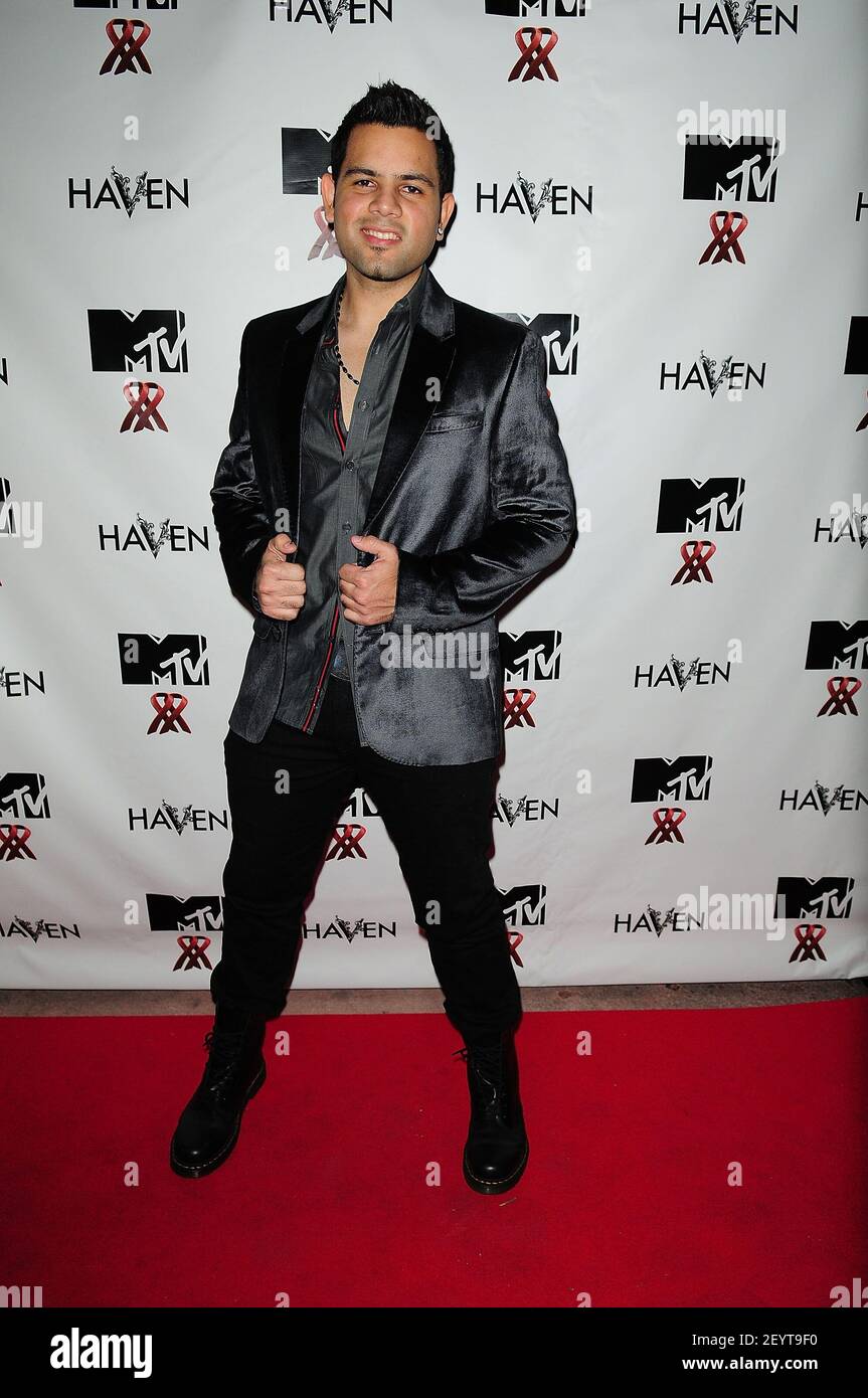 12 April 2012 - Hector Velasquez of Origen attends MTV Staying Alive ...