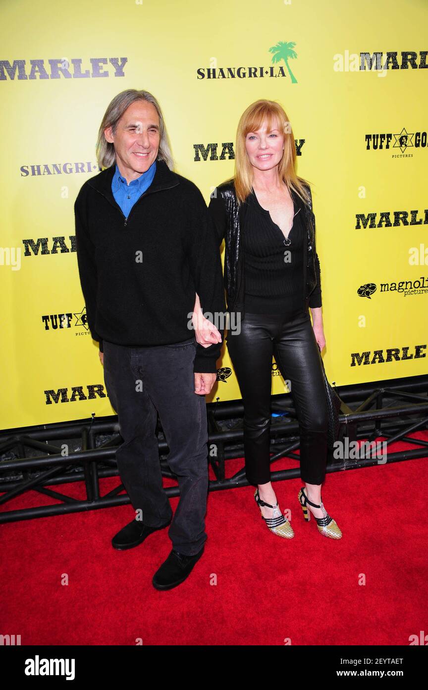 Marg Helgenberger and Alan Finkelstein. 17 April 2012, Hollywood ...