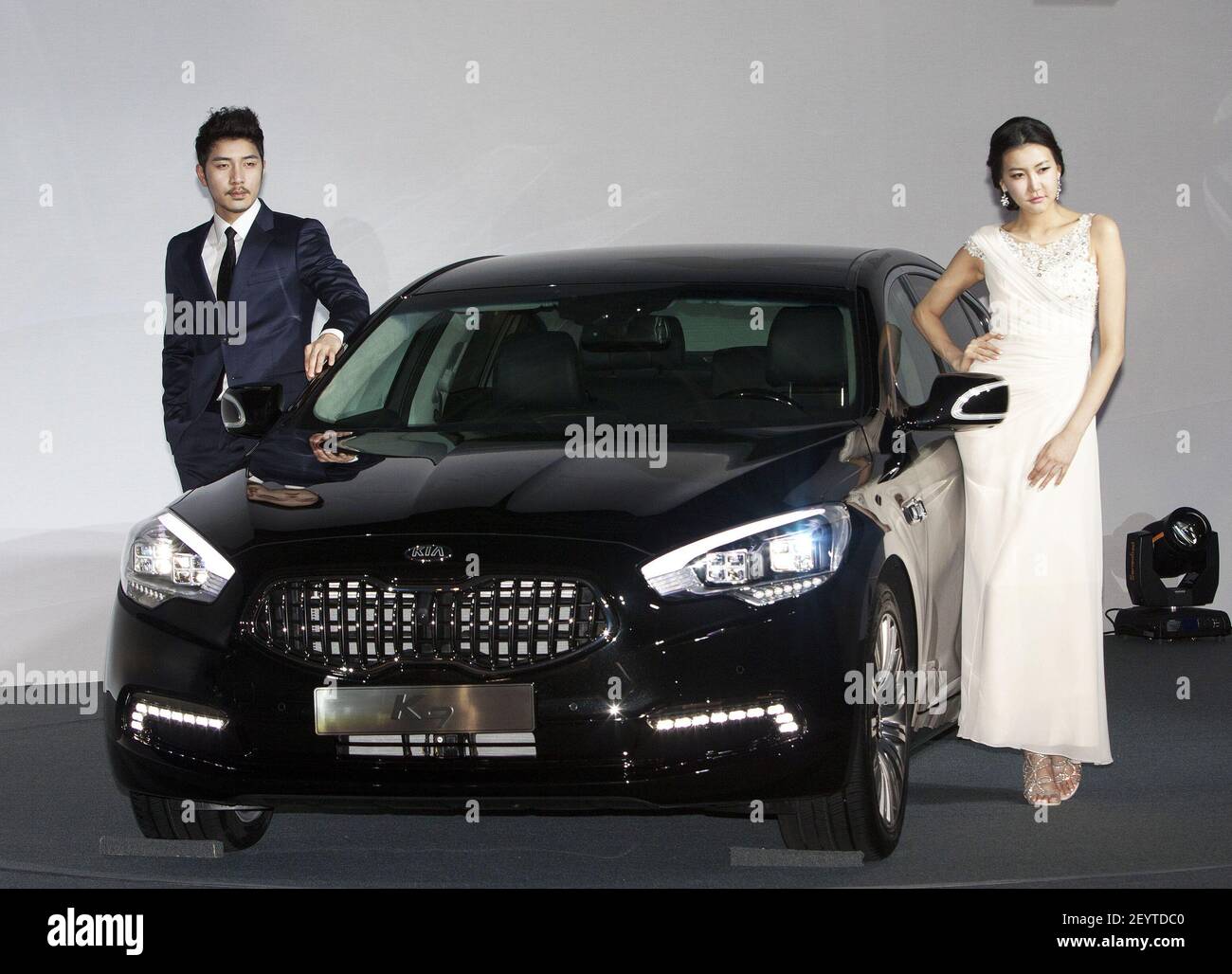 2 May 2012 - Seoul, South Korea - South Korean models pose for ...