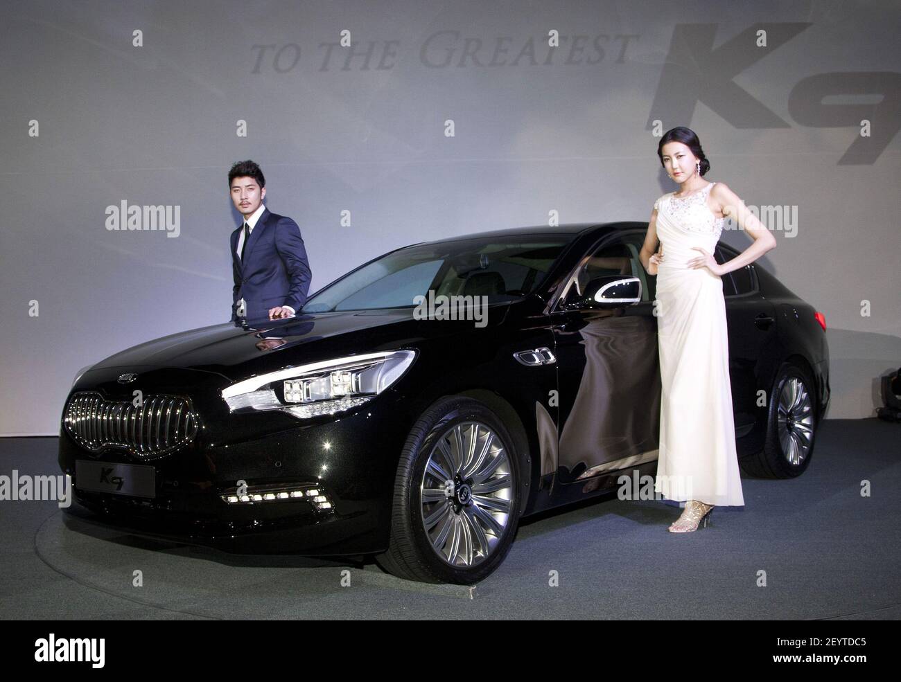 2 May 2012 - Seoul, South Korea - South Korean models pose for ...